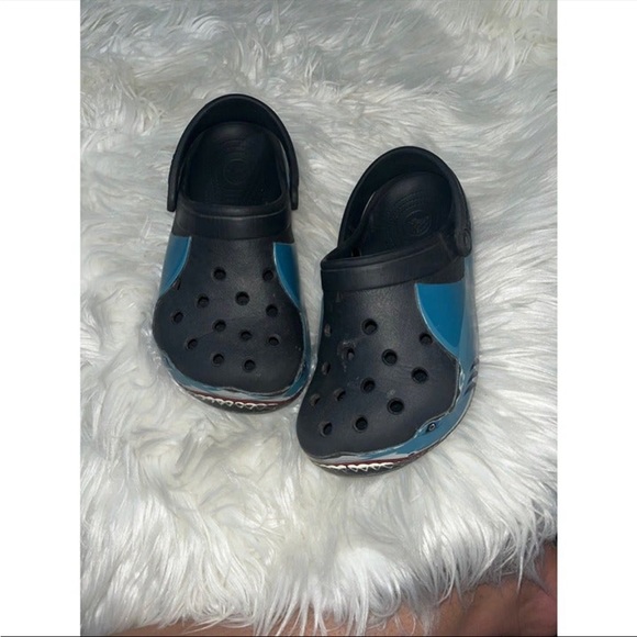 CROCS | Shoes | Shark Edition Kids Classic Croc Clogs | Poshmark